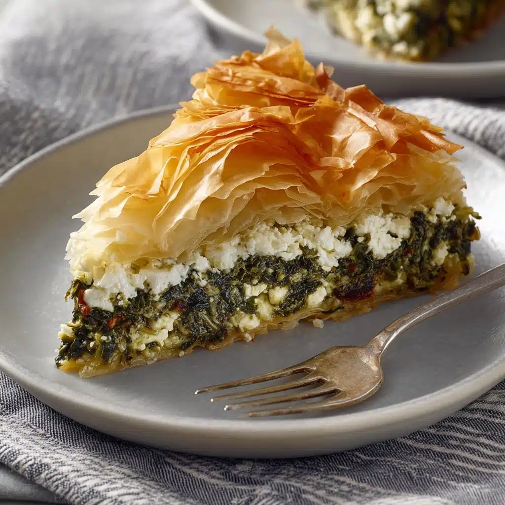 10-Minute Spinach and Feta Stuffed Phyllo Tart – Quick & Delicious